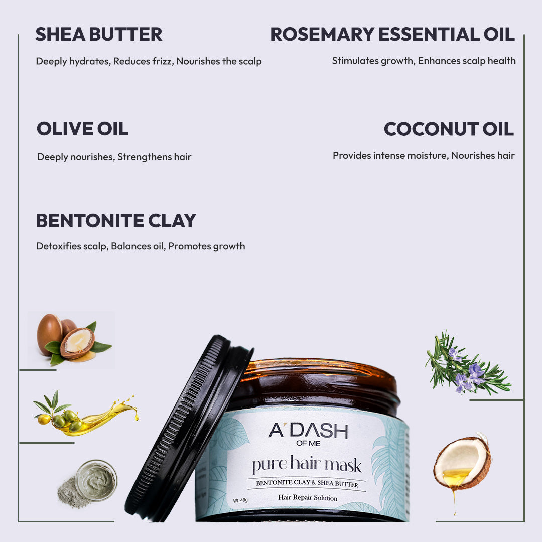 Pure Clay Hair Mask – adashofme